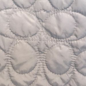 Coach | Jackets & Coats | Coach Signature C Quilted Jacket Soft Gray ...